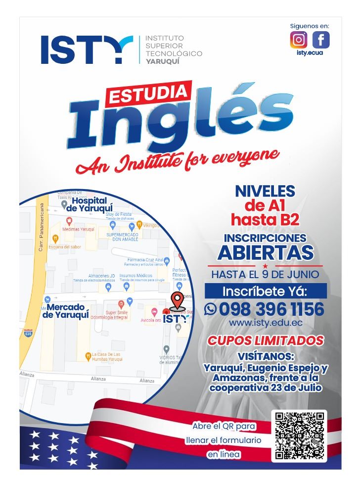 Admissions - Instituto Superior Tecnológico Yaruquí, Quito - Ecuador